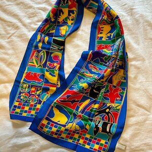 Oscardo | Accessories | Multicoloured Scarf Designed By Indigenous ...